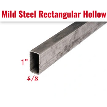 Rectangular Tube Mild Steel 4/8 x 1" x 1.2mm Thickness / Besi ...