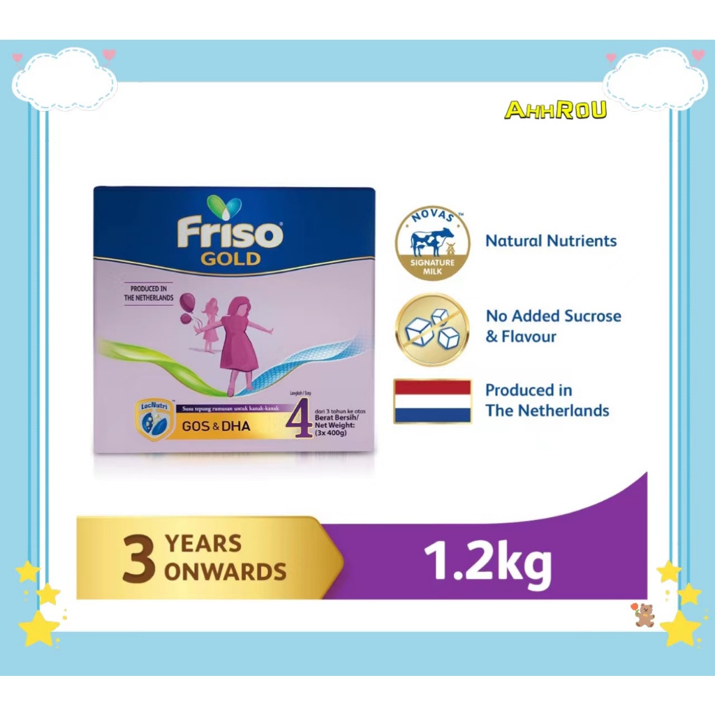 Friso 4 (3 tahun & ke atas) 1.2kg | Shopee Malaysia