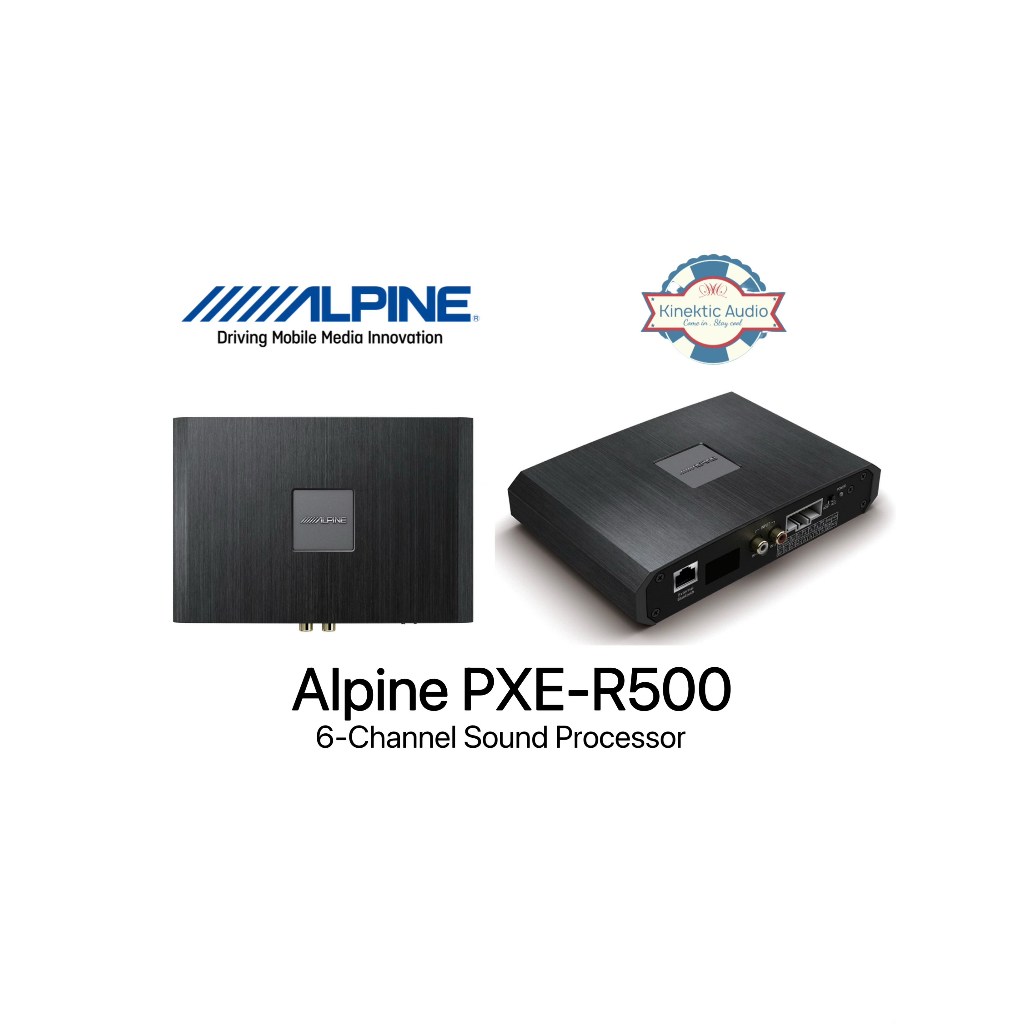 Alpine PXE-R500S - Built-in 6-channel amplifier audio processor /Car Amplier/Amplifier kereta ...