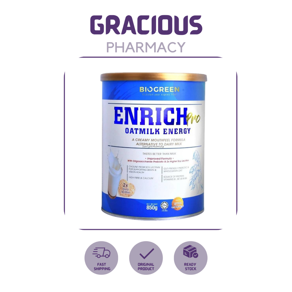 BIOGREEN ENRICH PRO OATMILK ENERGY 850G | Shopee Malaysia