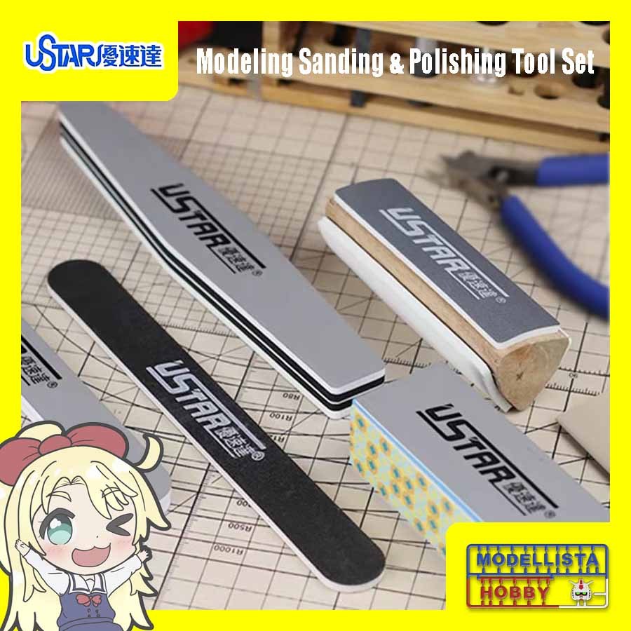 Ustar Modeling Sanding & Polishing Tool 5 in 1 Set 91605【Modellista ...
