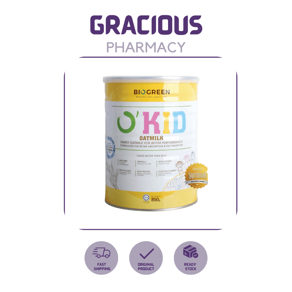 BIOGREEN O'KID OATMILK 850G | Shopee Malaysia