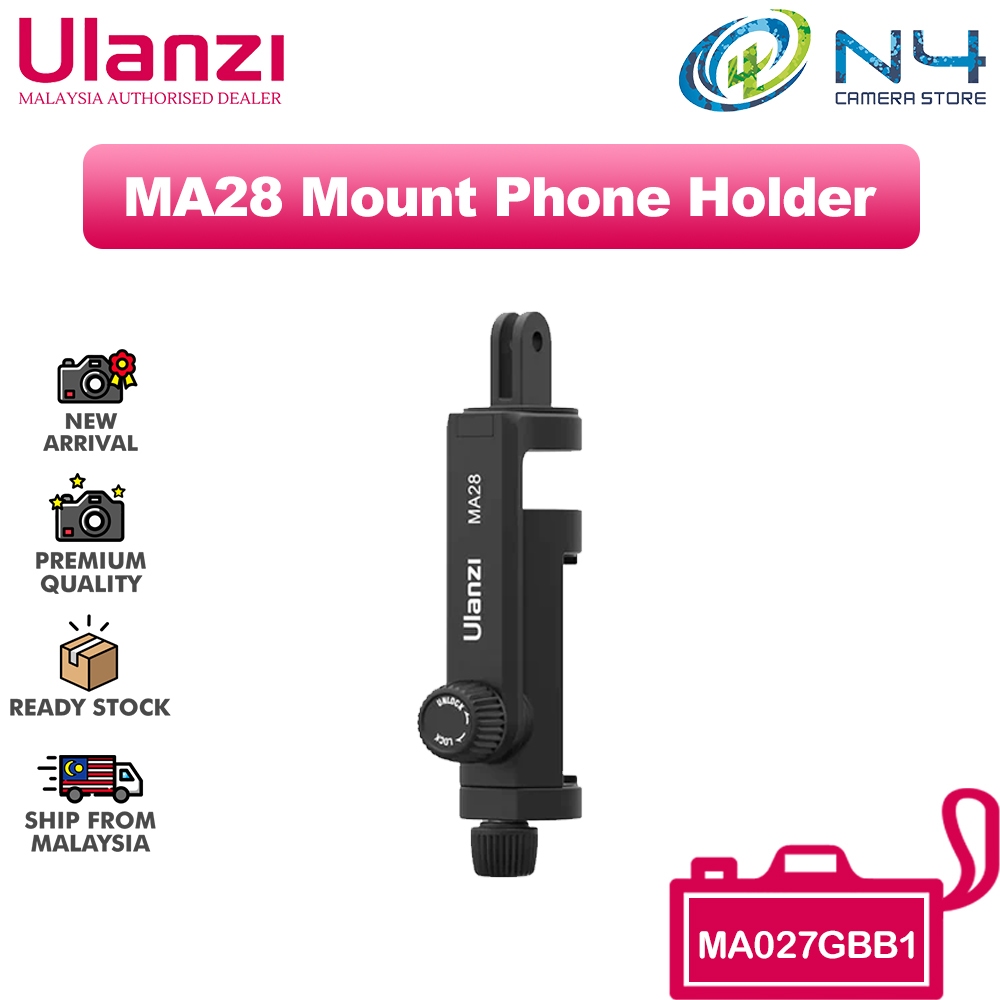 ULANZI MA28 Phone Clip for Gopro Tripod Action Camera Mount to Phone Holder Adapter M027GBB1 ...