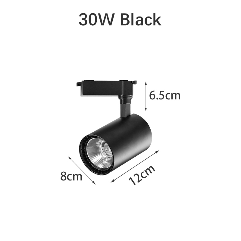 COB Led Track Light Set 12W 20W 30W 40W Spotlight Rail Light For Store ...