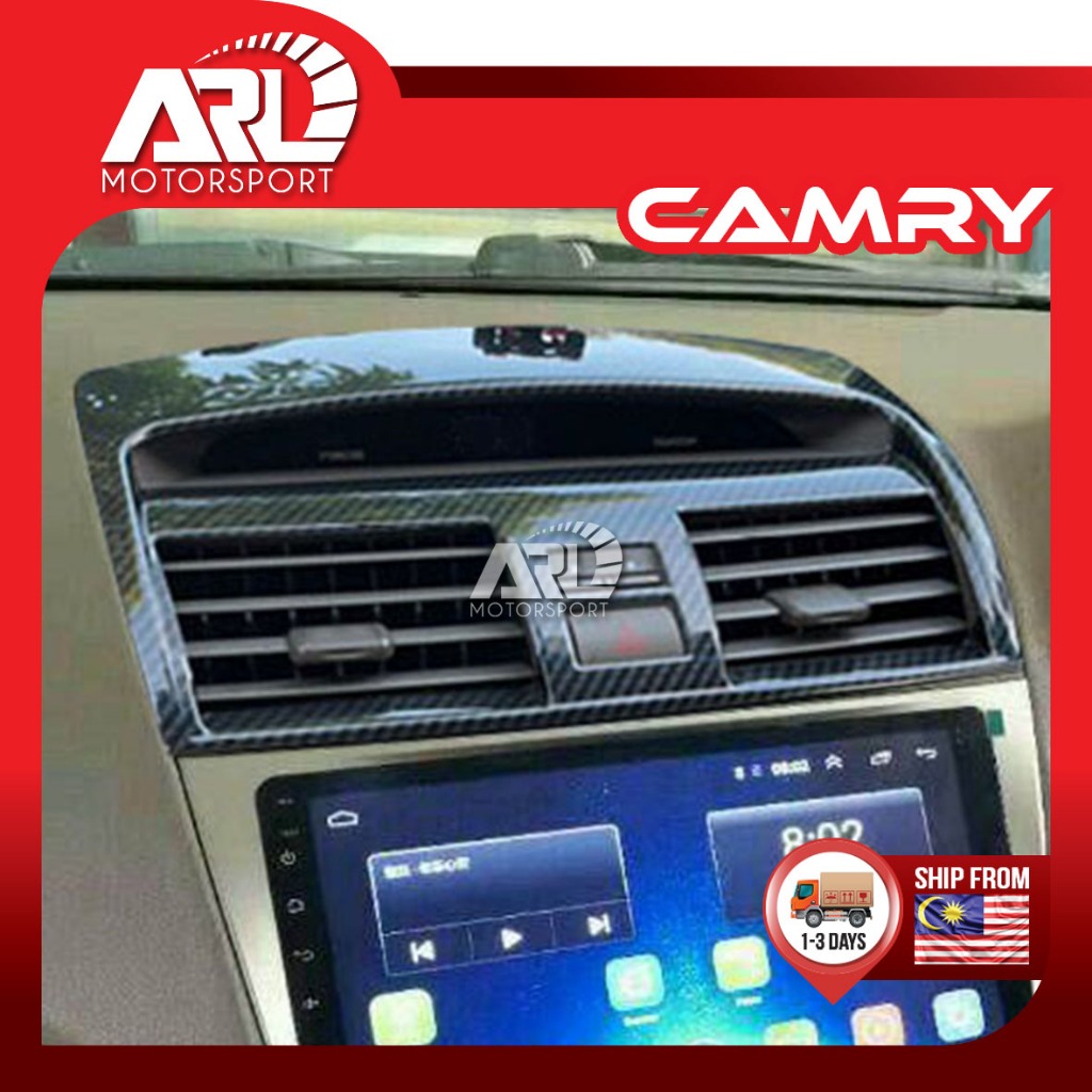 Toyota Camry XV40 ACV40 ACV41 ASV40 Center Aircond Lining Carbon Fiber ...