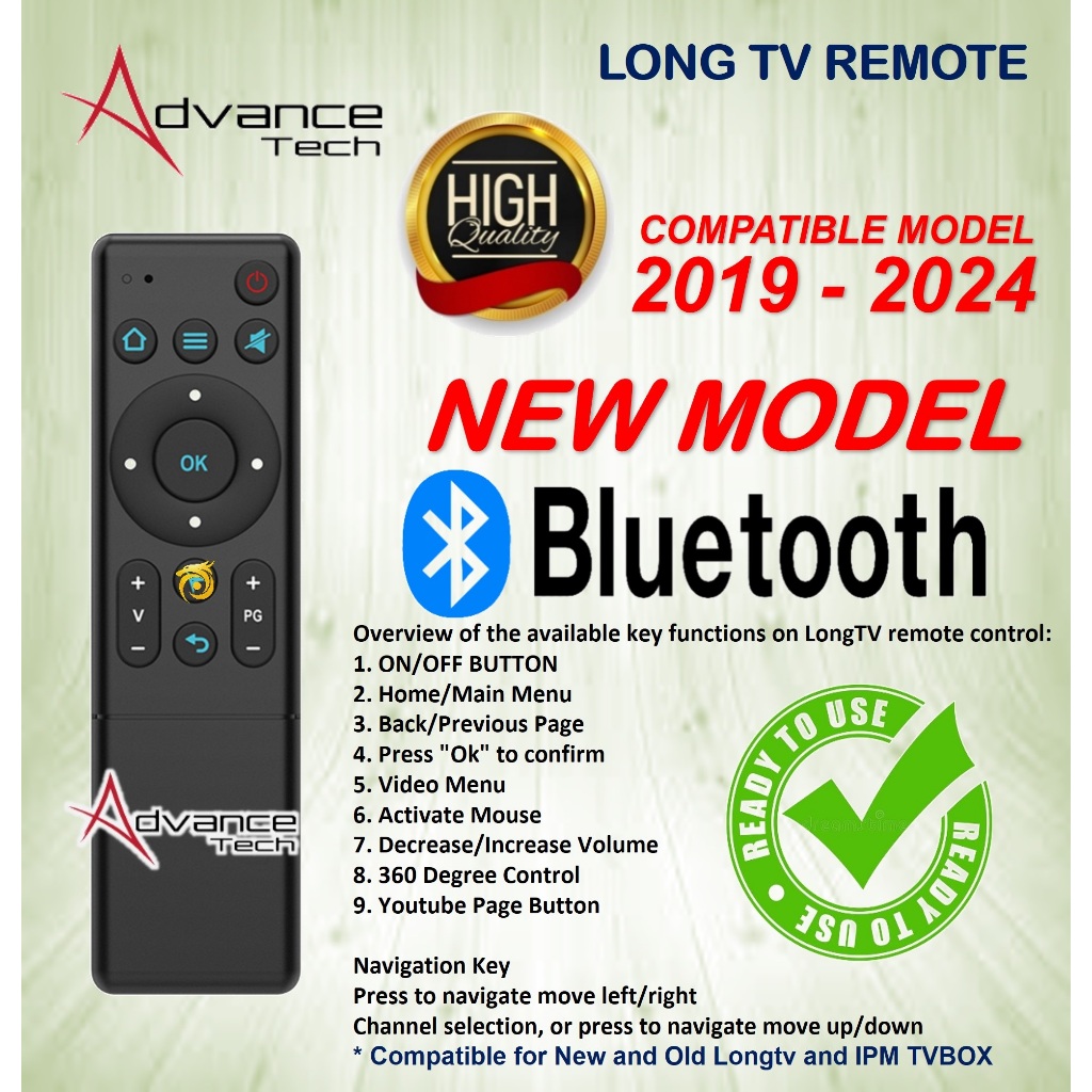 LongTV Remote Control Original lowest price Long TV remote control ...