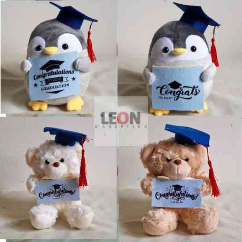7+" Graduation/Convocation Penguin. Patung Konvo Penguin. Leon ...