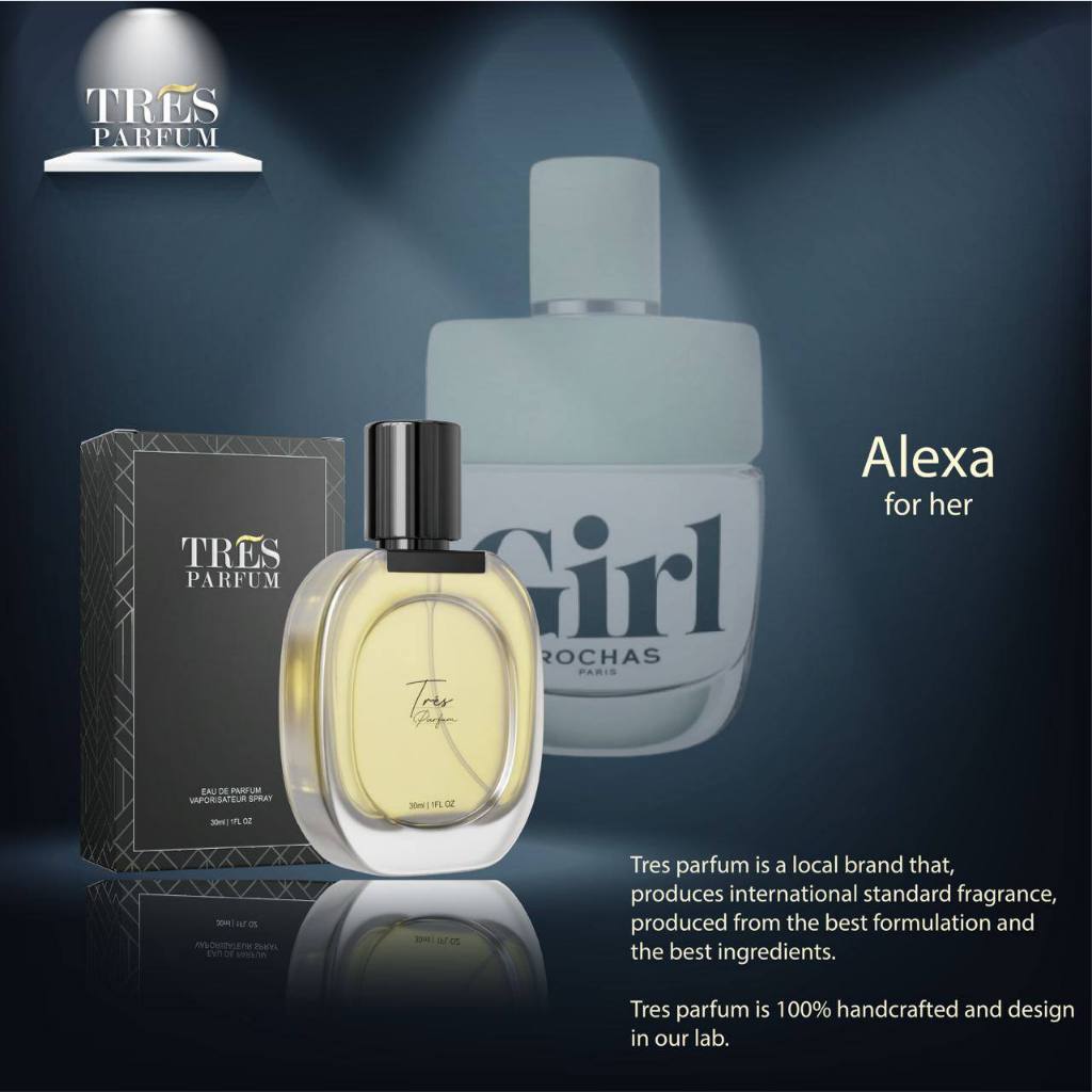 Alexa By Tres Perfume EDP Premium Blend 30ml | Shopee Malaysia