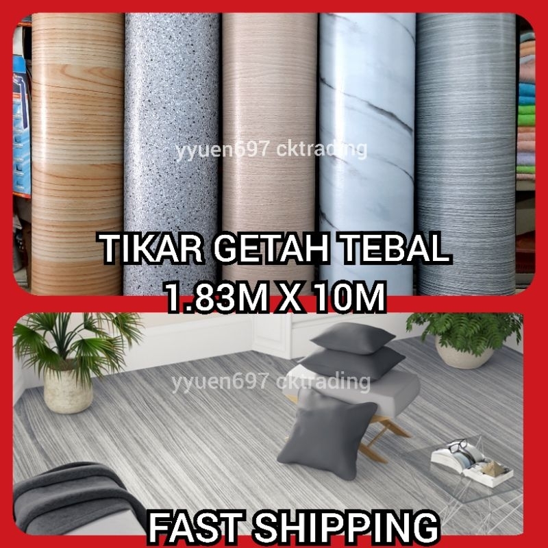 Platinum Tikar Getah Lantai 6 kaki Paling Tebal 0.60mm 1 Gulung 10m x 1 ...