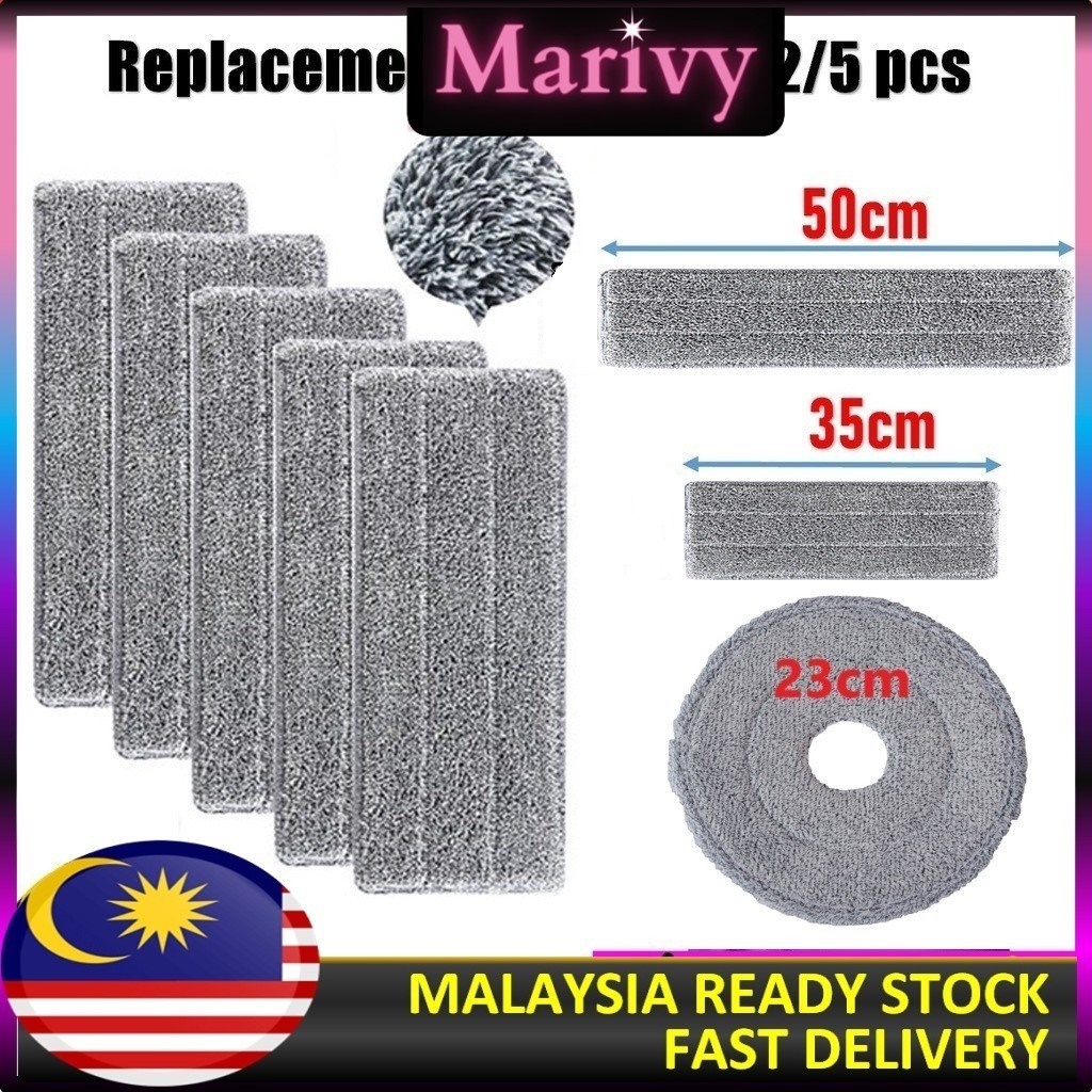 Microfiber Mop Pads Reusable Washable Cloth Mop Head Replacements Best ...