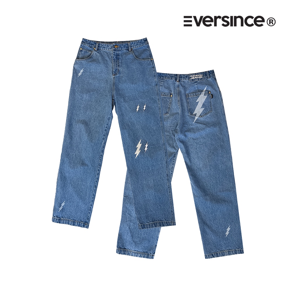 Eversince Flinch Denim Jeans Blue | Shopee Malaysia