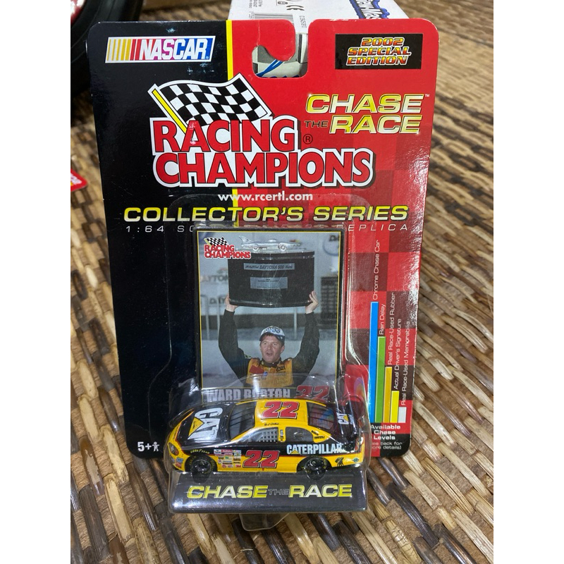 Racing Champions Nascar Chase The Race #22 Caterpillar CAT | Shopee ...