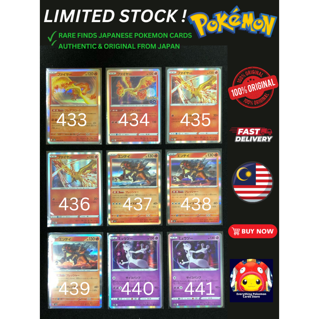 [CLEARANCE] Pokemon Japanese TCG Card Kad Pokemon Card Game Original ...