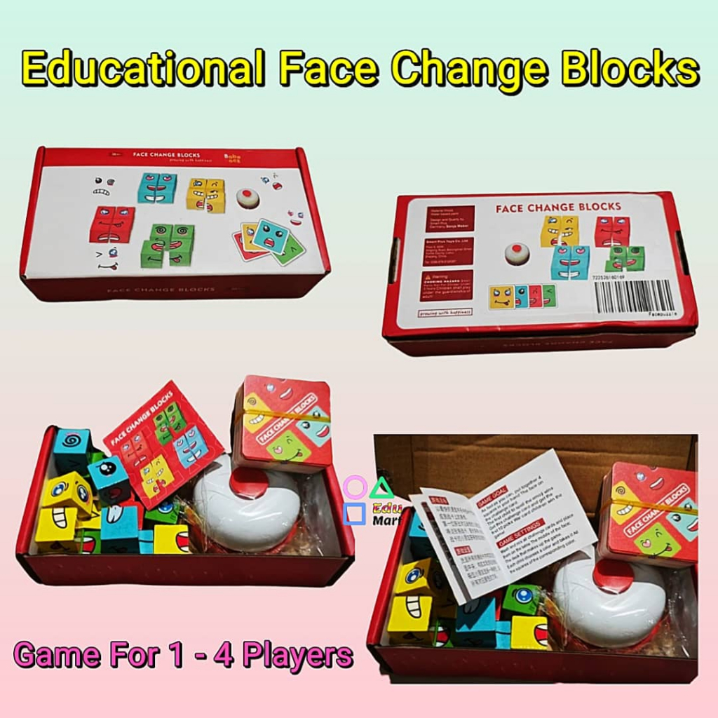 Educational Face Change Blocks 教育变脸积木 Blok Perubahan Wajah Pendidikan ...
