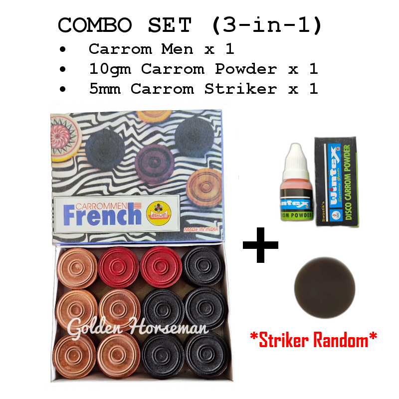 🔥🆂🅰🅻🅴🔥 ASHWIN FRENCH CARROM MEN SET BUAH KAROM KAYU TOURNAMENT | Shopee ...