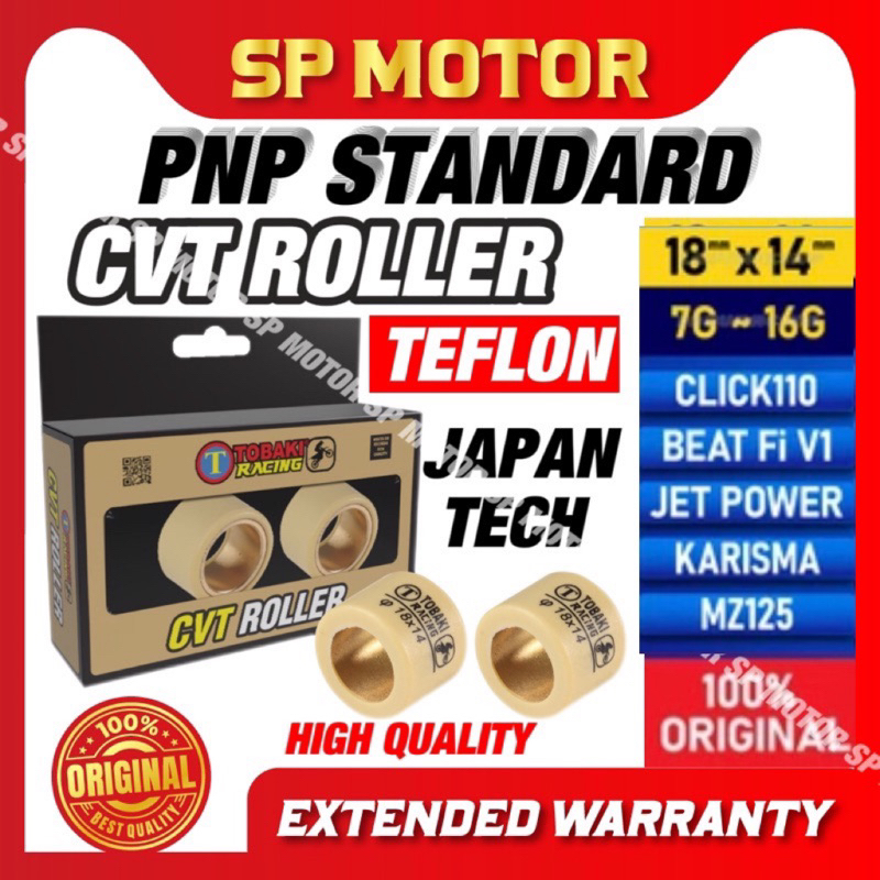 TOBAKI CVT Roller CLICK110 JET POWER KARISMA BEAT MZ125 7G 8G 9G 10G 11G 12G 13G 14G 15G 16G ...