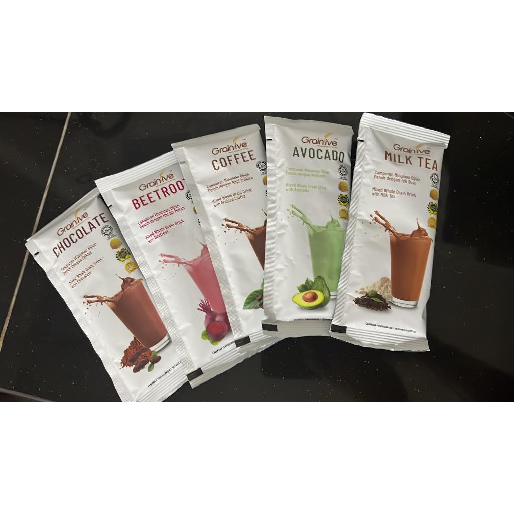 GRAINLIVE 30G /SACHET [FLAVOURS: BEETROOT, AVOCADO, MILKTEA, COFFEE ...