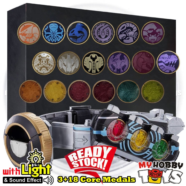 KO Transformation Belt - Kamen Rider OOO CSM Modification Driver + 21 TATOBA Core Medals , Role ...