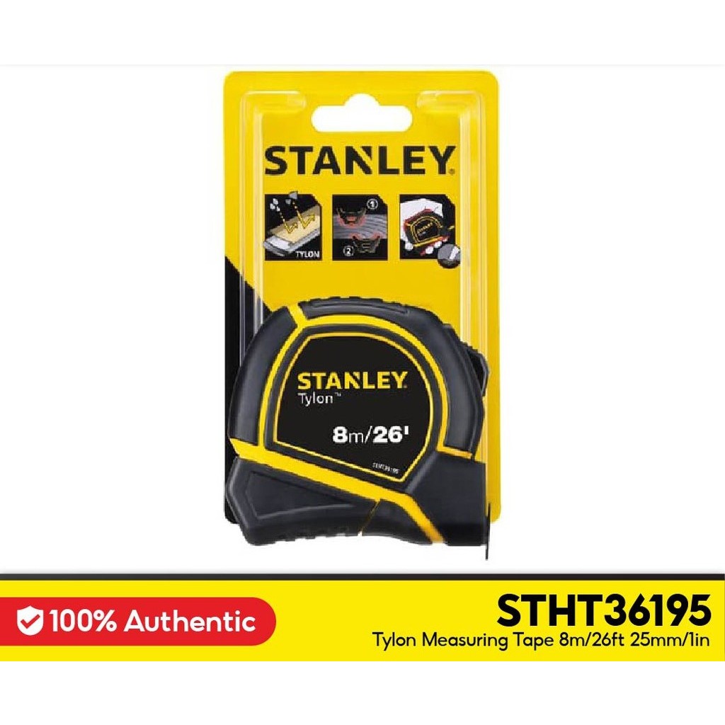 STANLEY MEASURING TAPE, 8M/26FT*25MM, STHT36195 | Shopee Malaysia