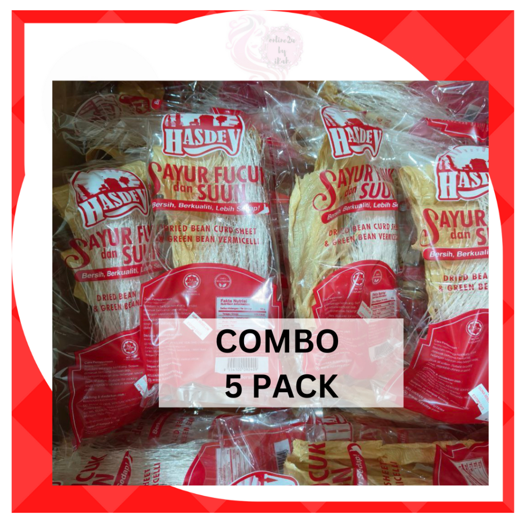 Combo Sayur Fucuk Suhun Hasdey Suun- Barang Dapur- Tauhu Kering- Fucuk ...