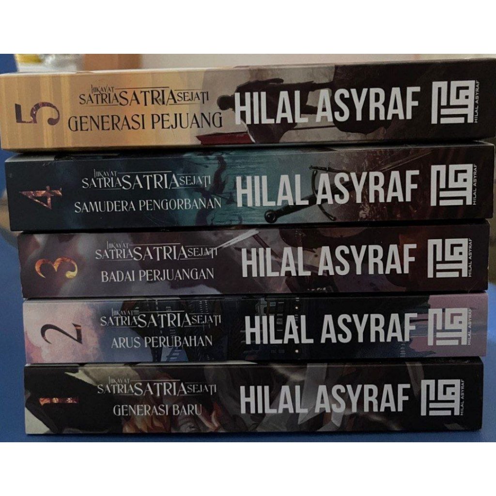 Novel Hikayat Satria Satria Sejati Hilal Asyraf | 5 Judul Novel | Shopee Malaysia