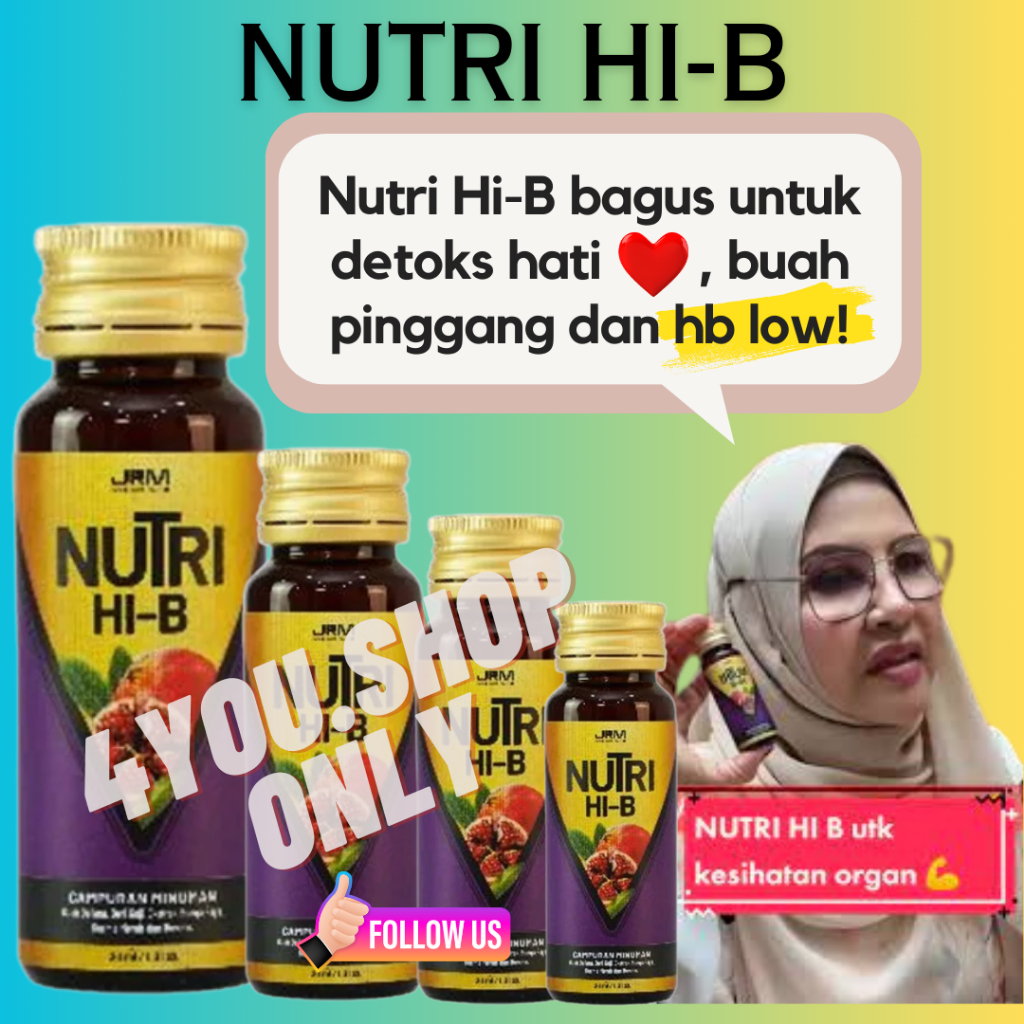JRM Nutri Hi B Juice buah buahan (Box Only) | Shopee Malaysia