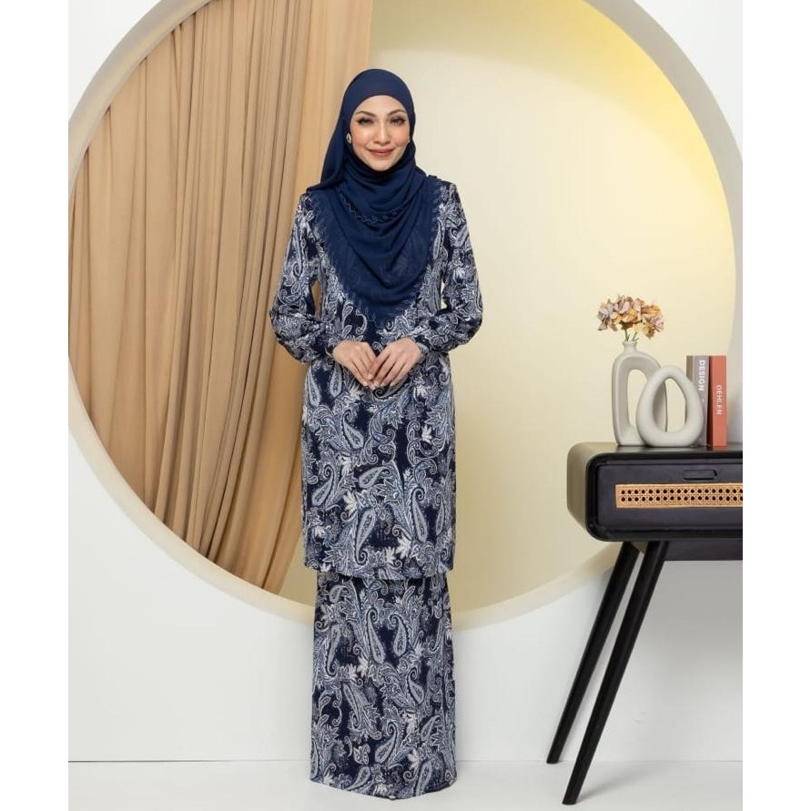 3D AE0115 Baju Kurung Moden TRISHA Lycra Korea Selesa Cantik Anggun ...