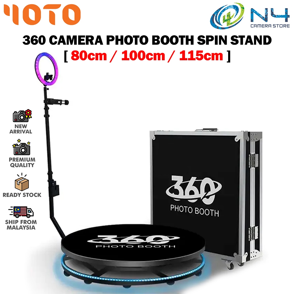 FOTO 360 Photo Booth 360 Degree photobooth Spin Camera with traveling ...