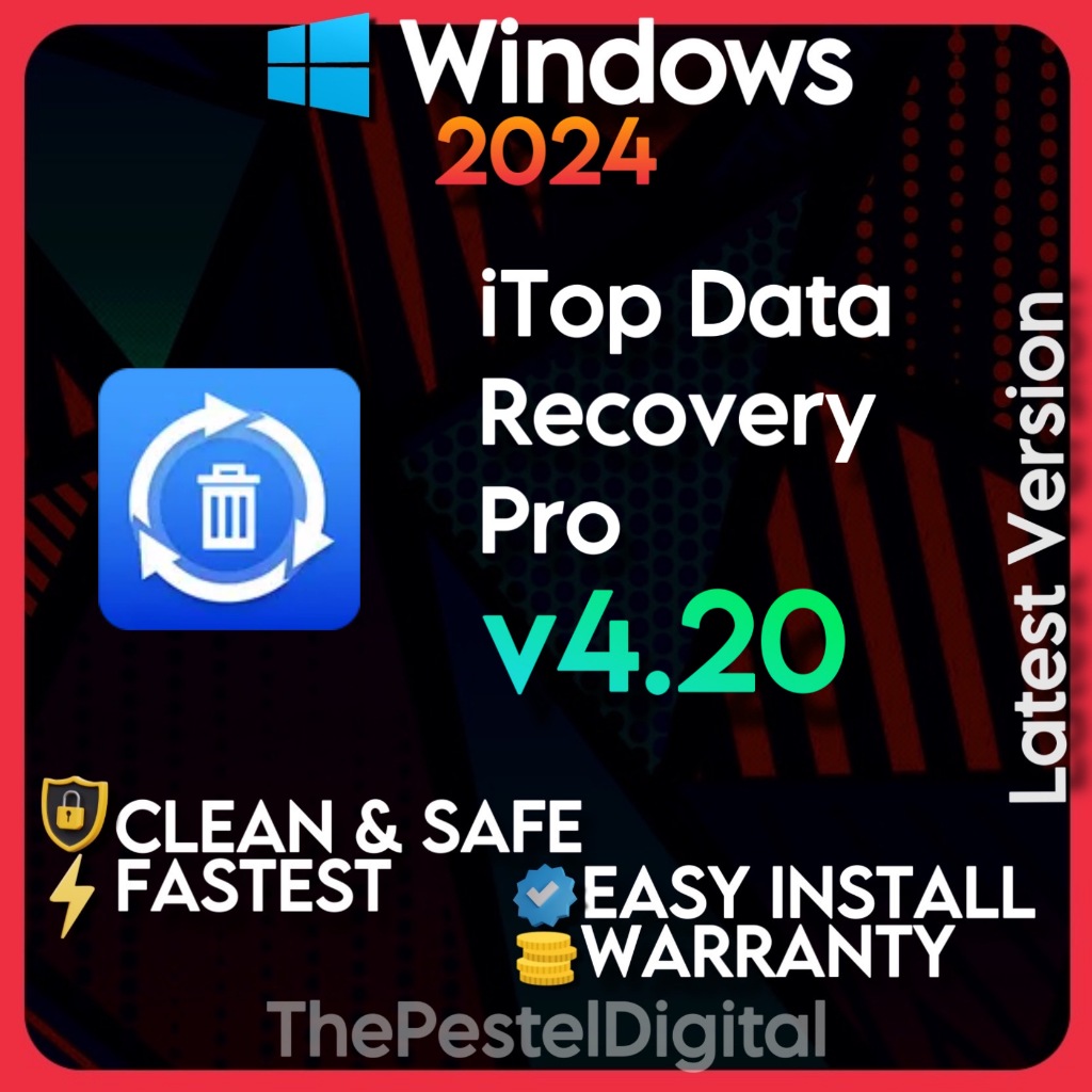 iTop Data Recovery Pro Lifetime Latest Full Version || Windows || 2024 ...