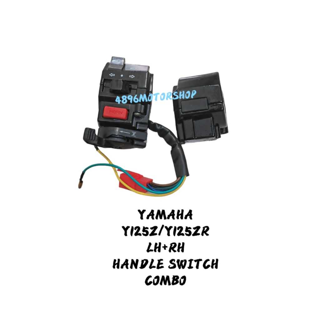 Yamaha Y125Z Y125ZR Y125 125 RH LH COVER HANDLE SWITCH / SUIS KIRI ...