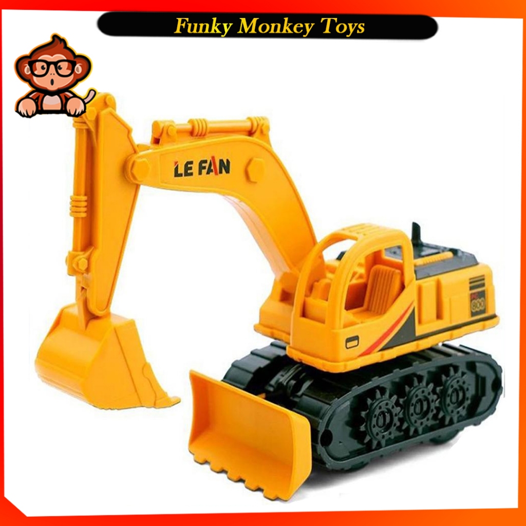 Excavator Truck Movable Claw Loader Digger Toys for Kids Construction ...