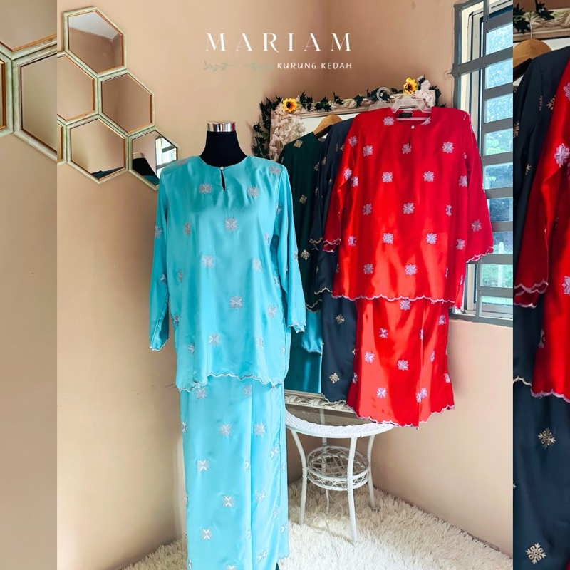 🔥MARIAM KURUNG KEDAH ‼️ 🔥BAJU RAYA 2024 VIRAL🔥 SULAM BIKU‼️ BAJU KURUNG ...