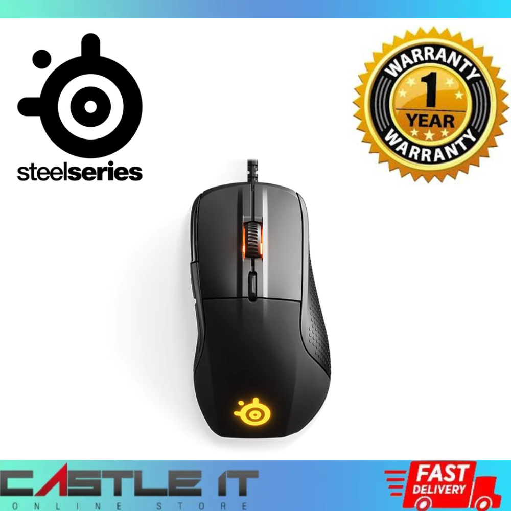 SteelSeries RIVAL 710 Full Immersion Meets Ultimate Performance Gaming Mouse Mice Wired (62334 ...