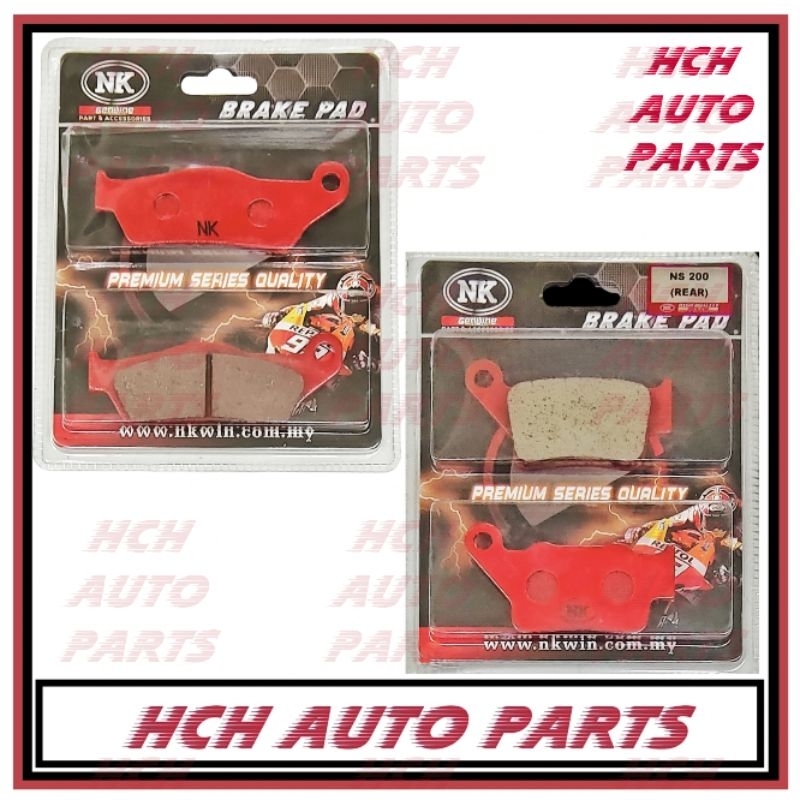 DISC BRAKE PAD (FRONT) - MODENAS/ BAJAJ - PULSAR NS 200/ RS 200 ...