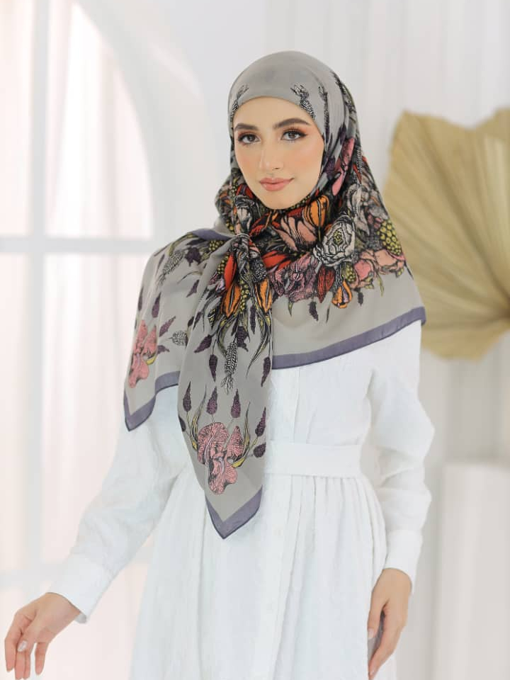 Tudung Bawal Printed Corak ( BUY3 + FREEGIFT)| Premium Cotton Bidang 45 ...