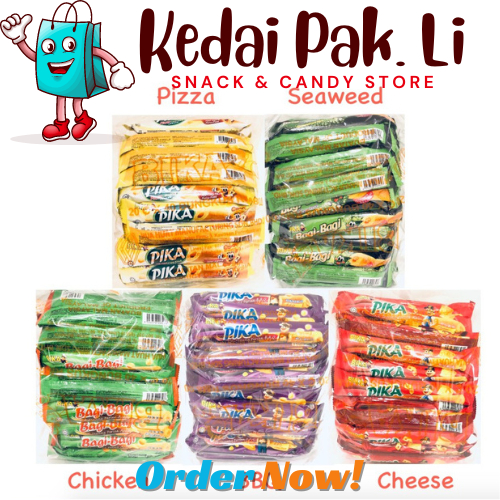 [KPL] Bika Bagi-Bagi/Pika Corn Stick 11gm x 40 pieces (8 Flavor ...
