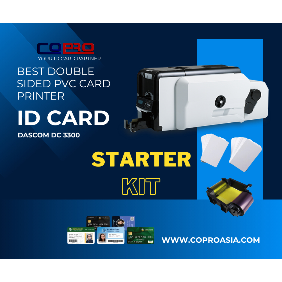 DASCOM Dual Sided PVC ID Card Printer - TOP SELLING DUAL SIDED Card ...
