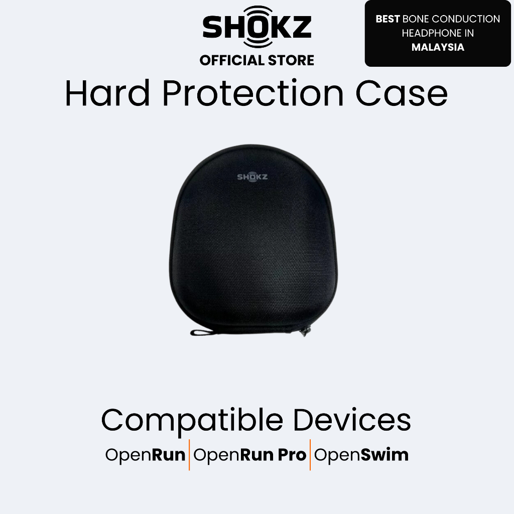 Shokz Zip Hard Protection Case - OpenRun/ OpenRun Pro / OpenSwim or ...