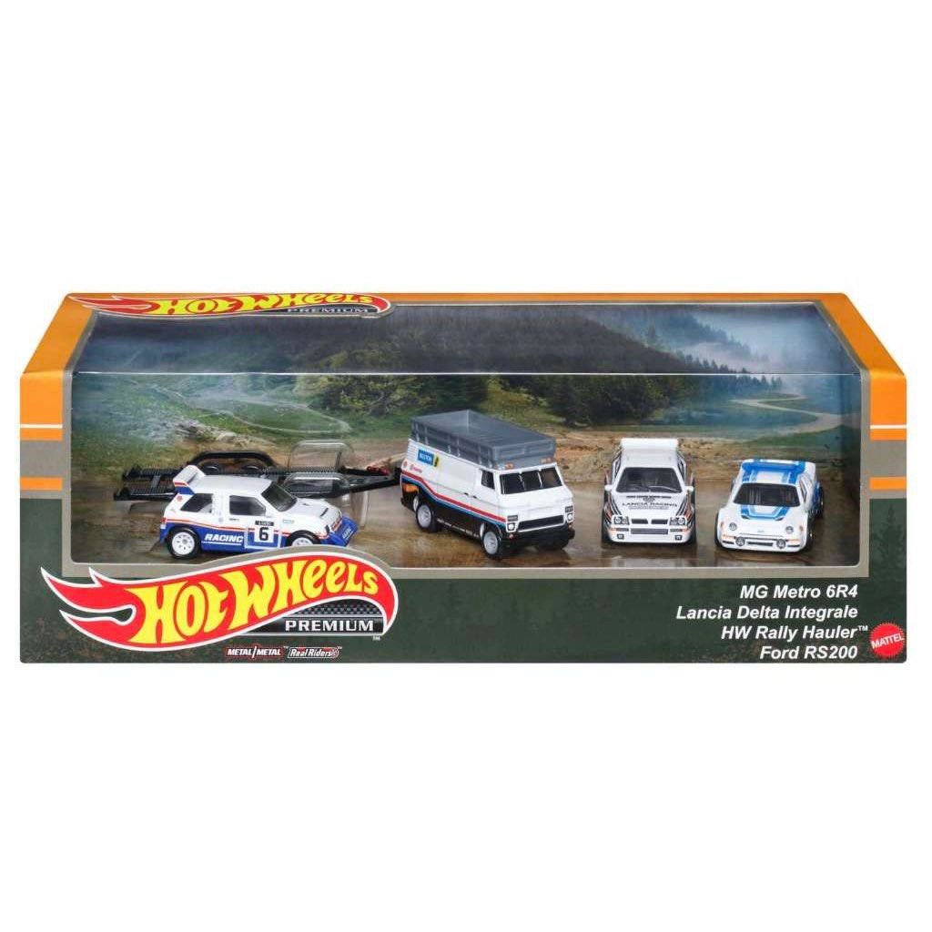 Hot Wheels Premium Collector Set RALLY LEGENDS Mattel MG Metro Lancia ...