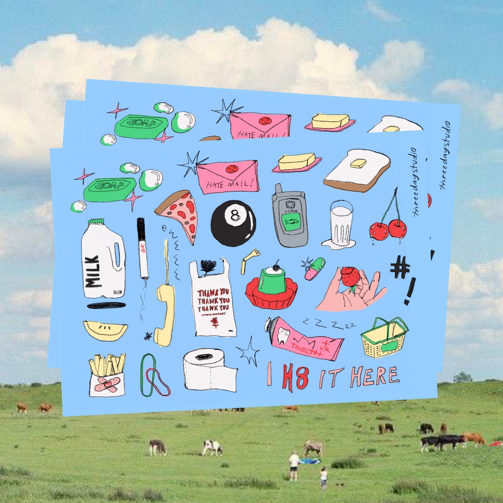 Running Errands sticker sheet | Shopee Malaysia