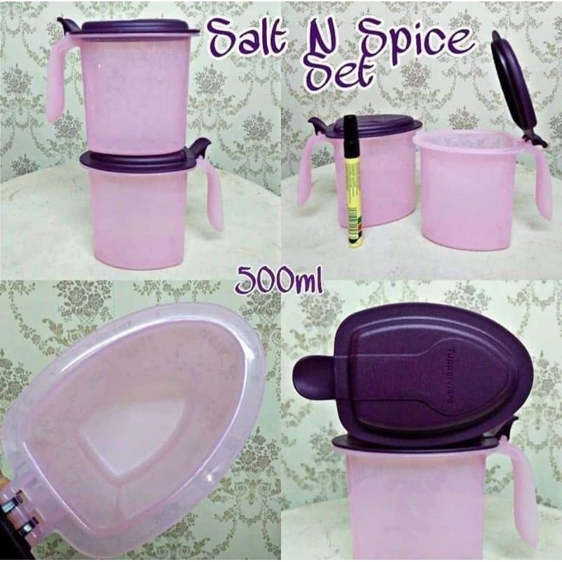 Salt n spice 500ml tupperware (1pcs) | Shopee Malaysia