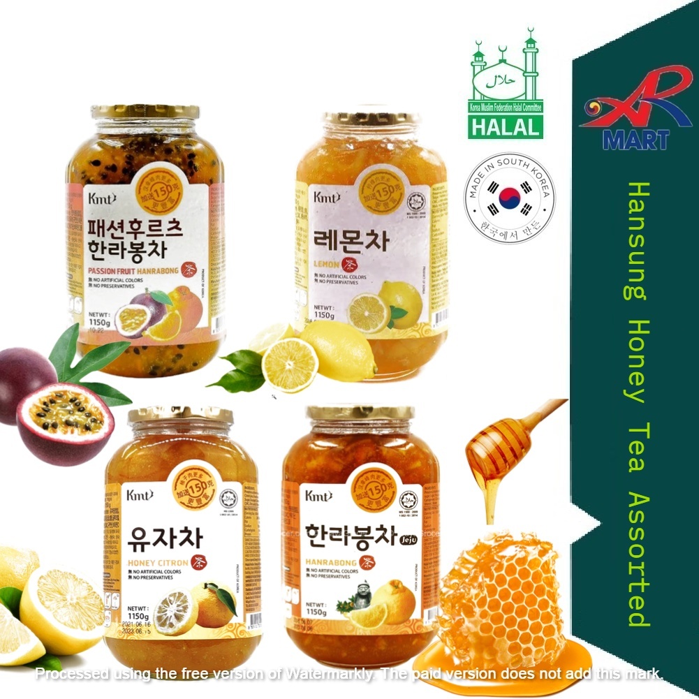 KMT Korean Hansung Honey Tea Assorted Flavour Halal 1150g | Shopee Malaysia