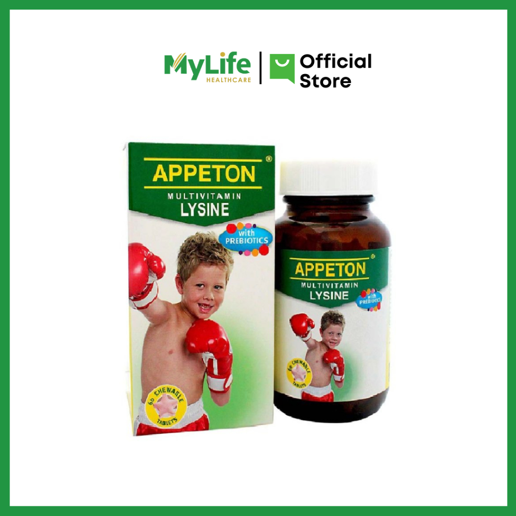 APPETON MULTIVITAMIN (MV) LYSINE CHEWABLE TABLET (60'S) | Shopee Malaysia