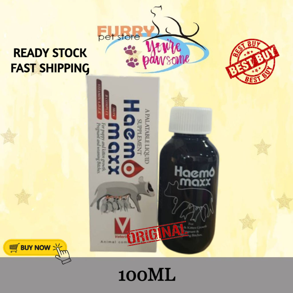 Haemomaxx A Palatable Liquid Supplement 100ml Haemomaxx cat/dog ...