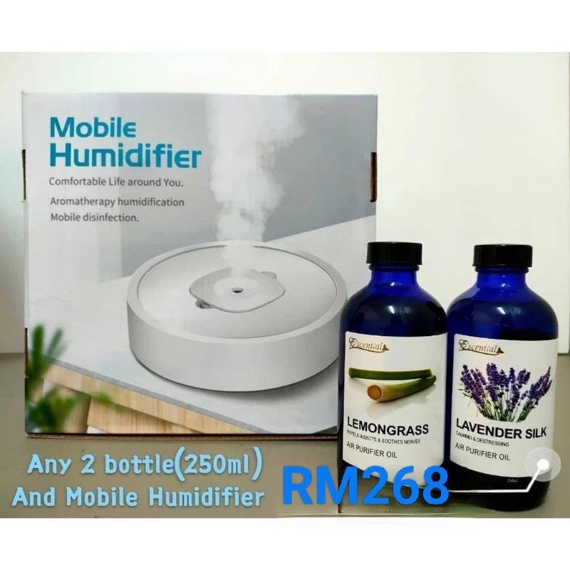 💥2 X 250ml + mobile humidifier (promotion set)💥 | Shopee Malaysia