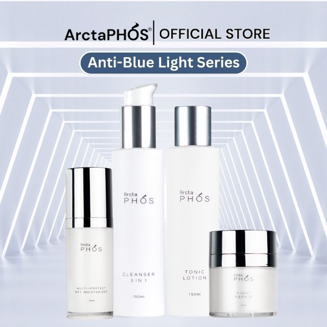 ArctaPHOS Skin Care Anti-Blue Light Series Cleanser Tonic Lotion ...