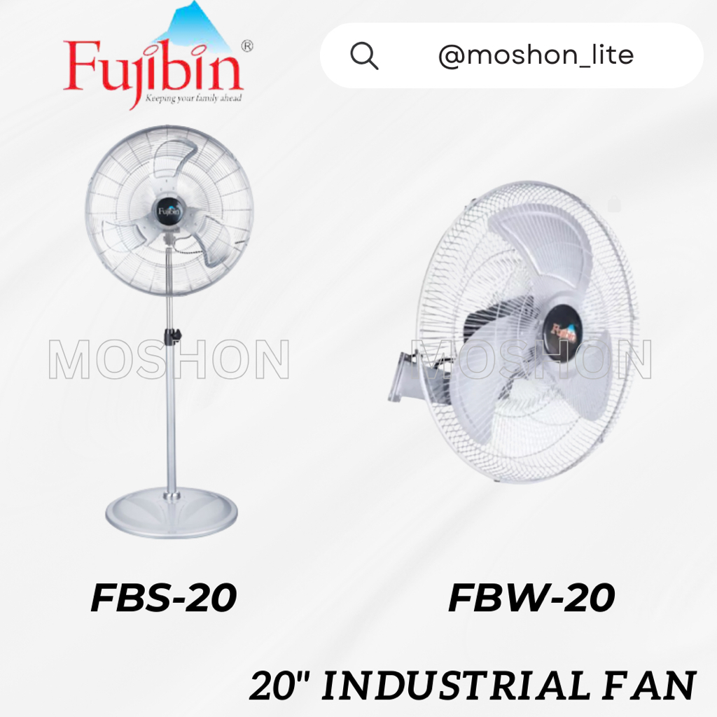 Fujibin 20" High Power Industrial Wall Fan FBW-20 , Stand Fan FBS-20 ...