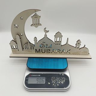 [KMS]2024 Hiasan Dekorasi Hari Raya ,Deco Raya , Deko Raya Kayu LED ...