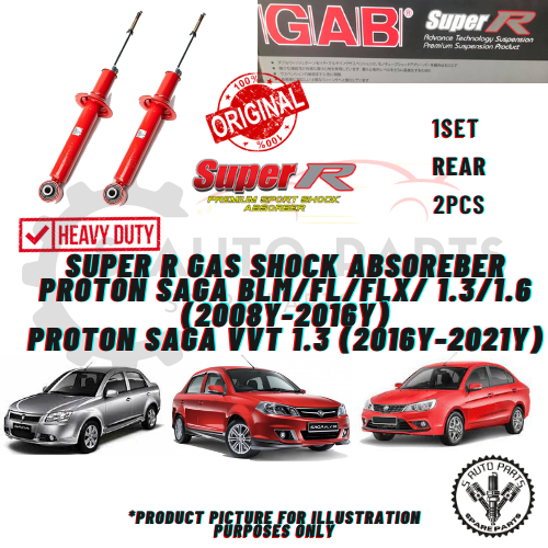 PROTON SAGA BLM/FL/FLX/ 1.3/1.6 / SAGA VVT 1.3 / SAVVY (REAR) GAB SUPER ...
