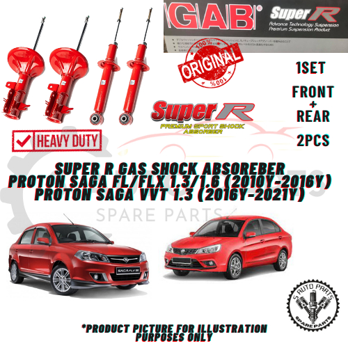 PROTON SAGA FL/FLX 1.3/1.6 / SAGA VVT 1.3 (FRONT2PCS REAR 2PCS)GAB ...